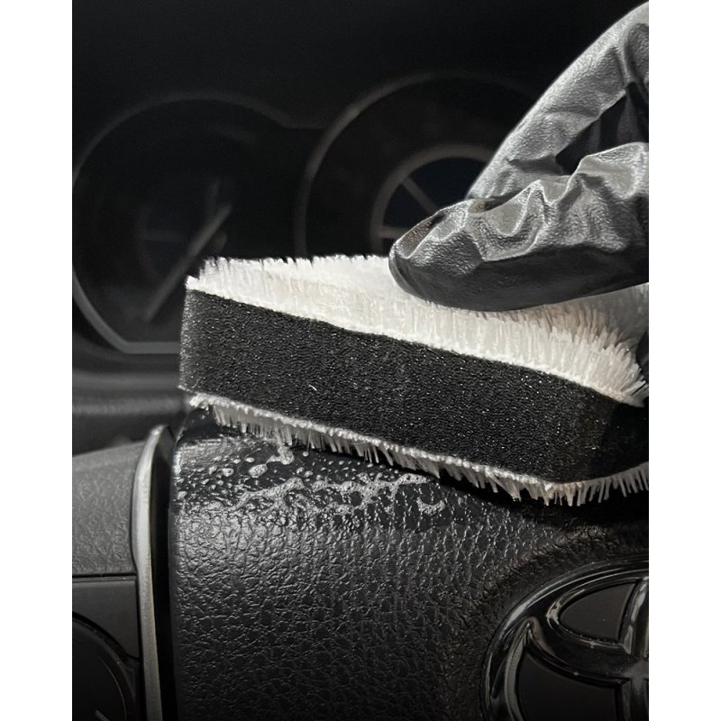 Aplicador MicroBuff CarPro para Plástico e Couro